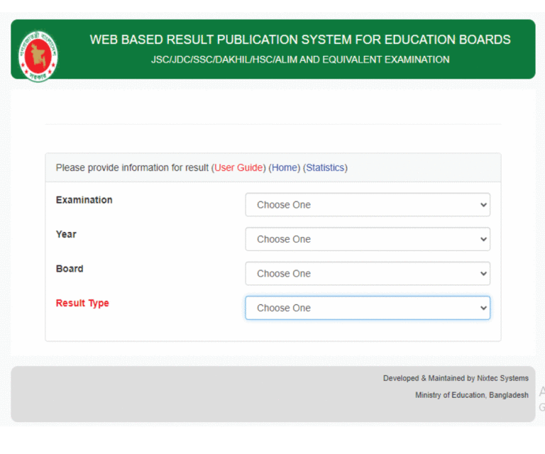 HSC Result 2025 with Marksheet - All Education Board