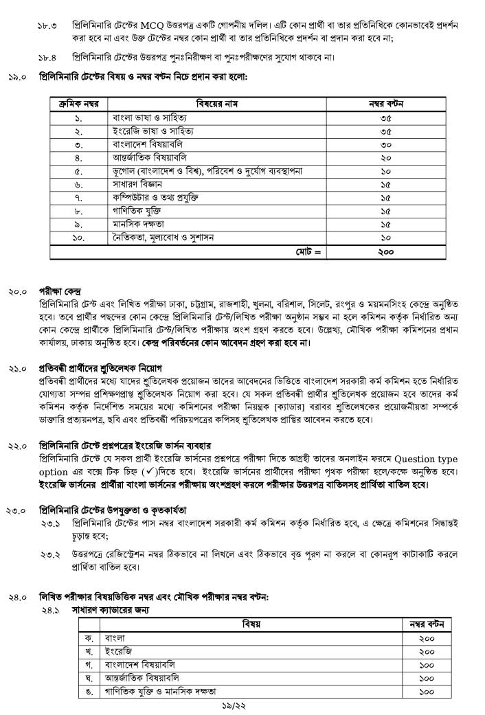 50th BCS Circular 2025 PDF | www bpsc gov bd (Apply Online)